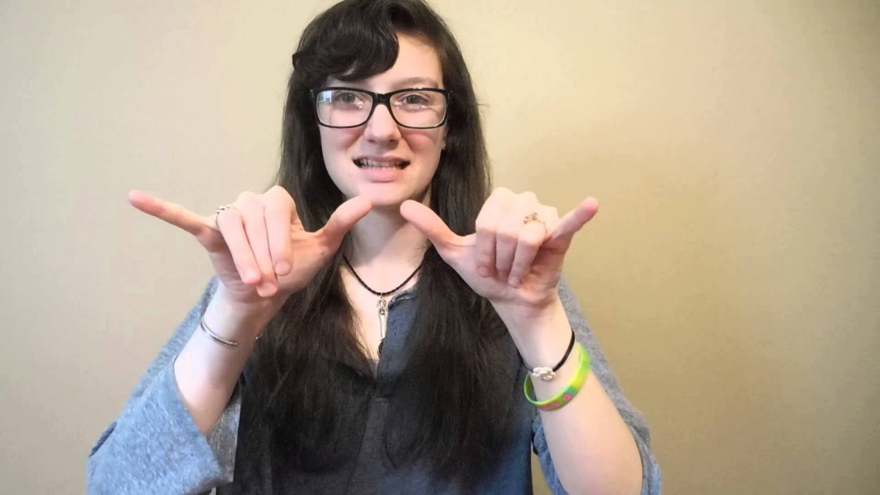ASL Vocabulary "stay" - YouTube