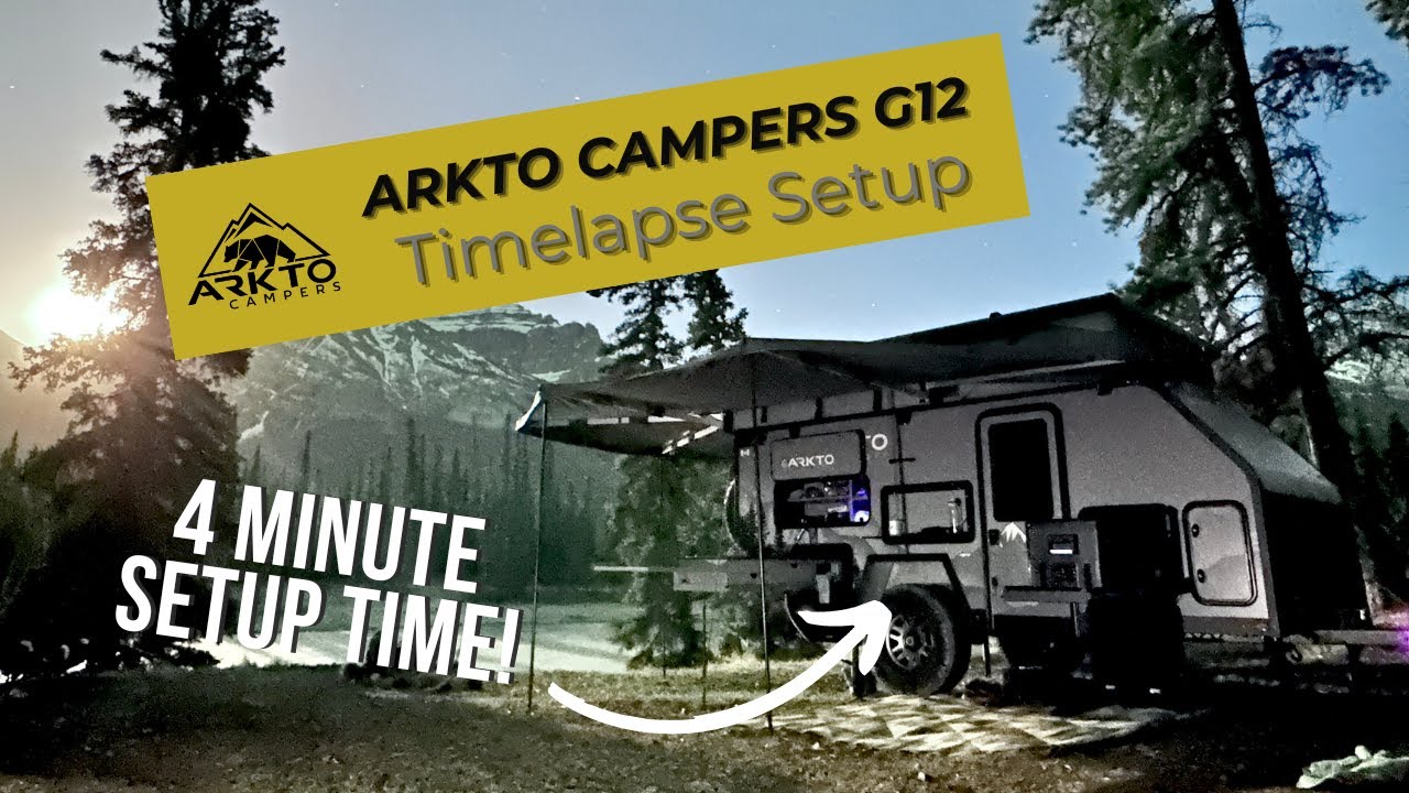 4 min Overland Trailer Setup Time?! Yes, please! - 2024 Arkto Campers ...