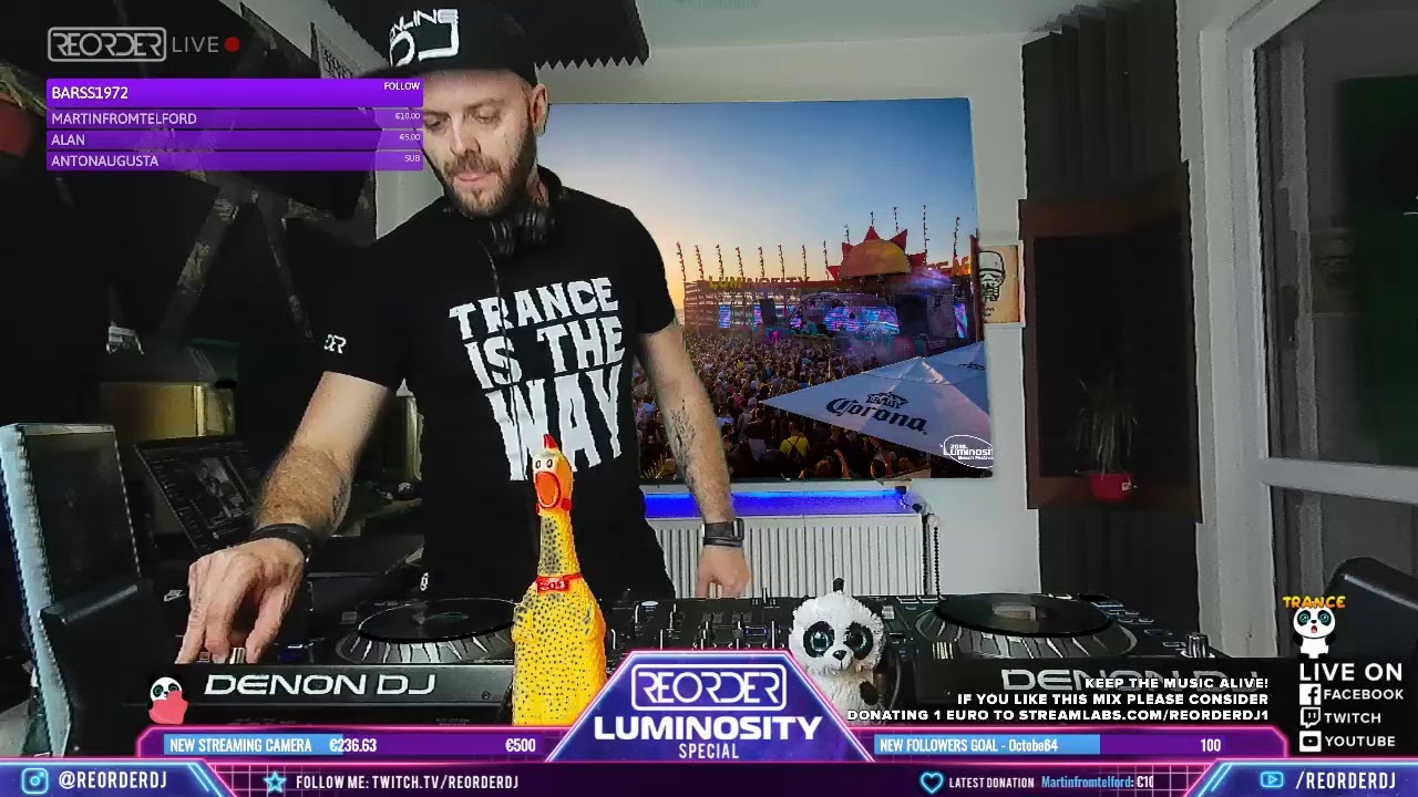 Luminosity presents: ReOrder live; exclusive 4 hour DJ set! - YouTube