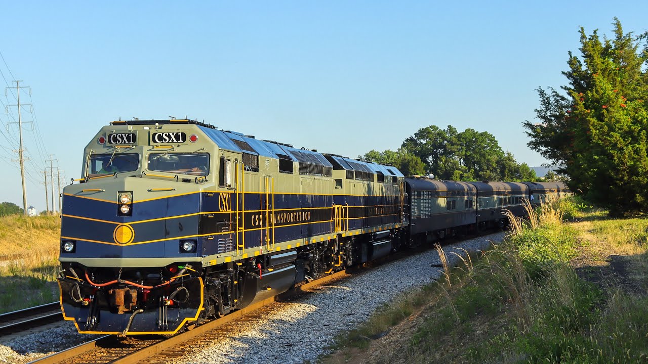 {4K} Chasing CSX P001 in Richmond, VA! (6/5/2021) - YouTube