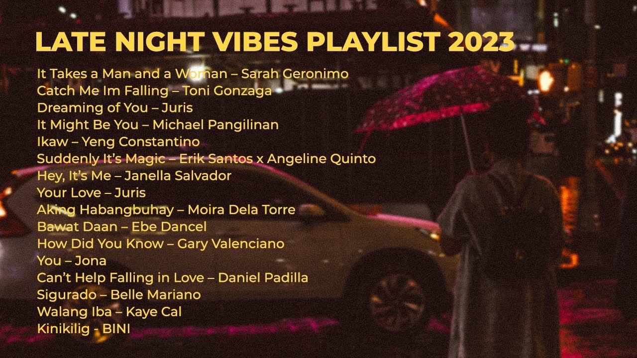 Late night vibes playlist 2023 - YouTube