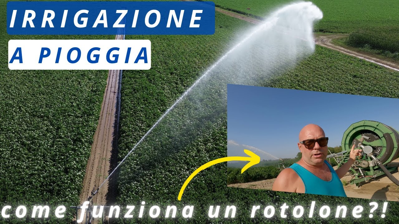 COME FUNZIONA UN ROTOLONE per l'irrigazione a pioggia | meccanismi e ...