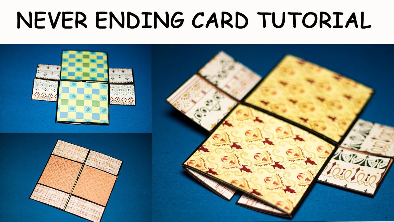 NEVER ENDING CARD TUTORIAL | DIY !!! - YouTube