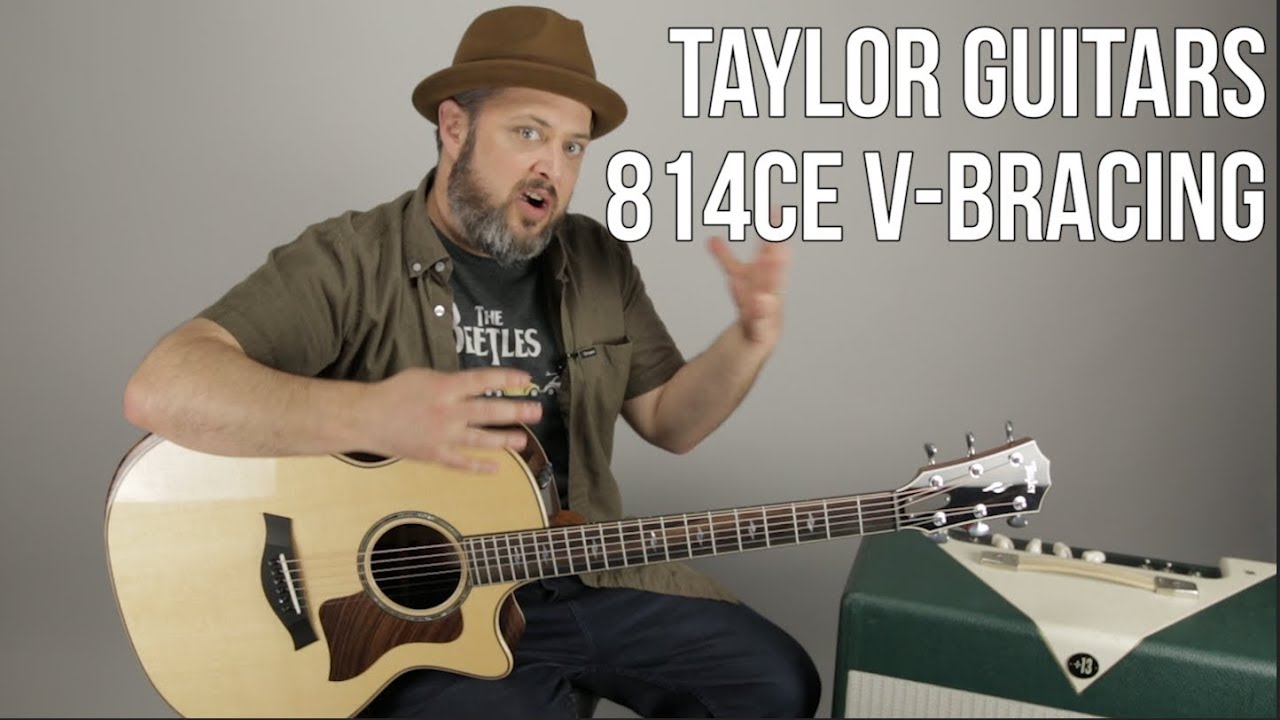 Taylor Guitars 814ce V-class Bracing Guitar Demo - YouTube
