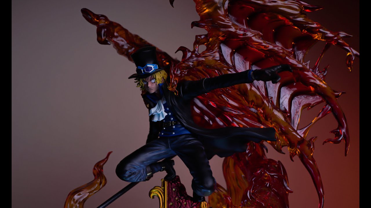 UNBOXING DT-S SABO STATUE ONE PIECE - YouTube