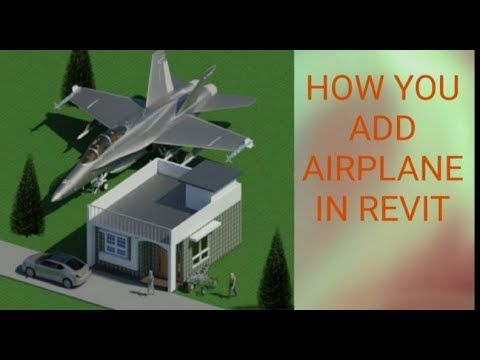 How you can add Airplane in Revit software - YouTube