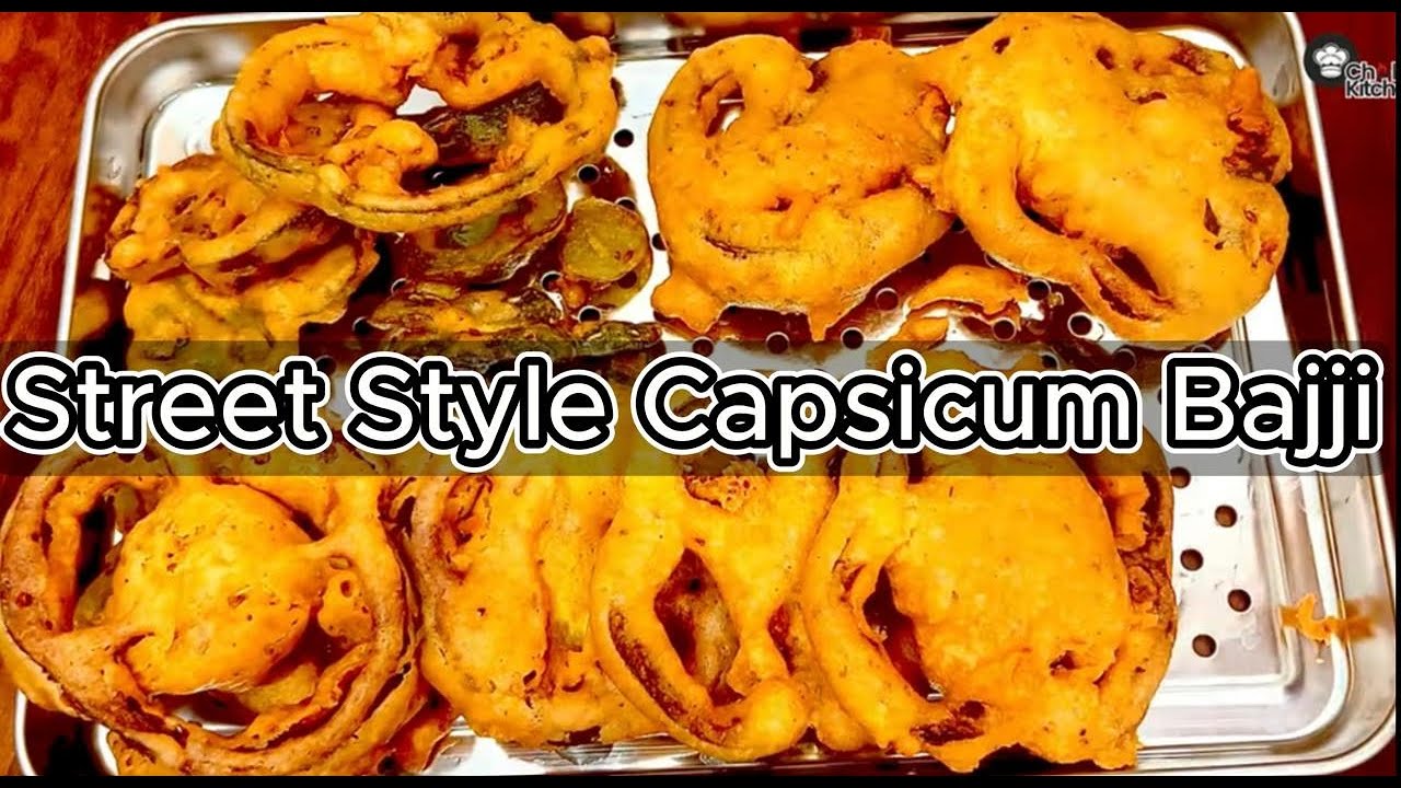 Capsicum Bajji & Spicy Instant Snacks | 2 Mins Crispy Evening Snacks ...