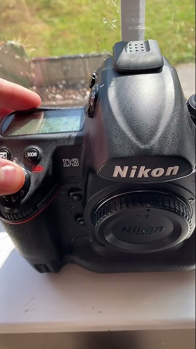 Nikon F100 & Nikon D3 Shutter Sound - YouTube