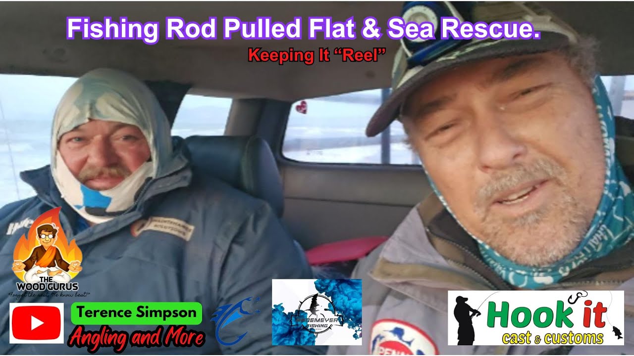 Fishing Rod Pulled Flat & Sea Rescue. - YouTube