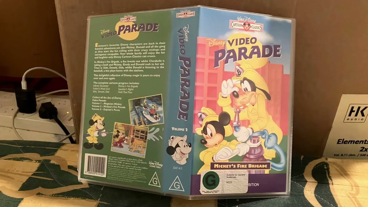 Opening & Closing To "Disney Video Parade - Volume 2" (WDHV) VHS New ...