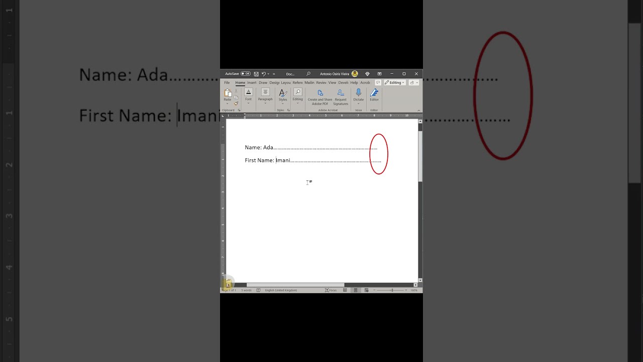 Inserting Dot Leaders In Microsoft Word YouTube Inserting Dot Leaders In Microsoft Word YouTube