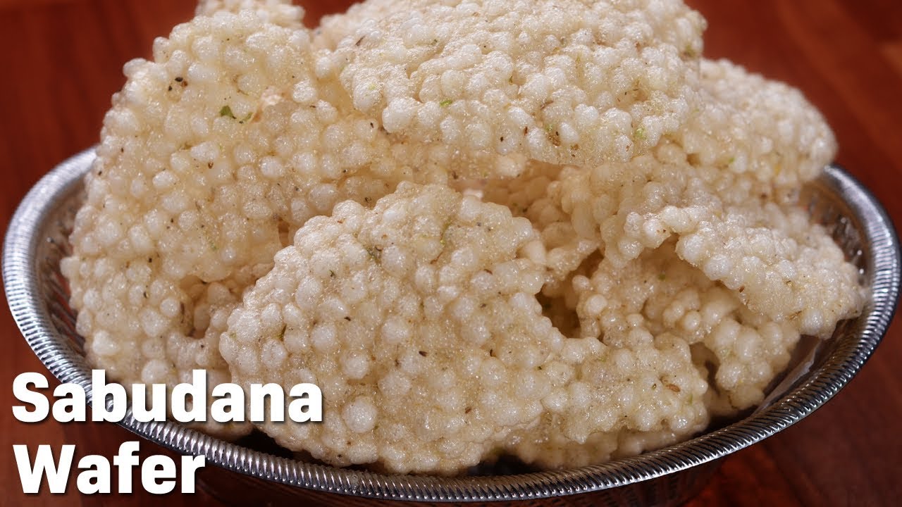 Sabudana Wafers Recipe | Sago wafer Recipe | Sun Dried Homemade ...