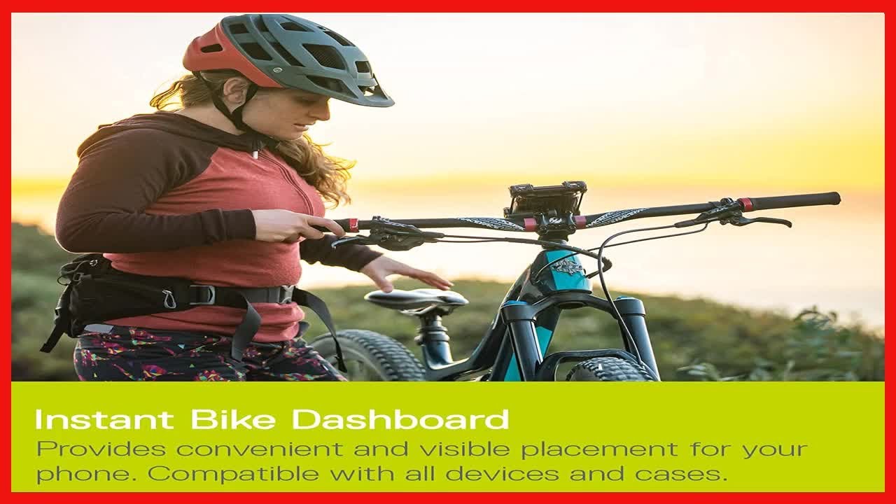 Hefty Bike Phone Mount by Delta Cycle - Premium Universal Bicycle Smartphone Holder Adjusts ...