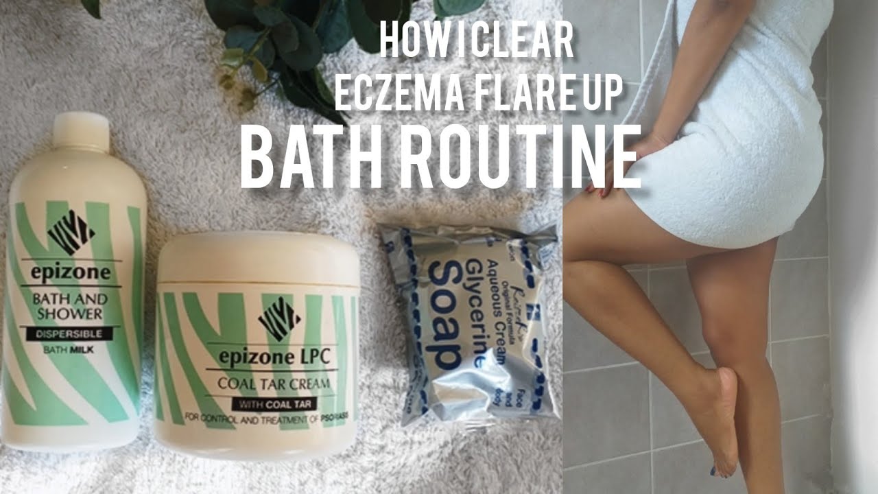 Body-care routine for dry skin| How I clear Eczema and psoriasis flare ...
