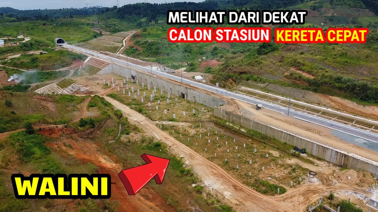 Melihat dari dekat calon Stasiun KERETA CEPAT Walini. Indonesian High ...