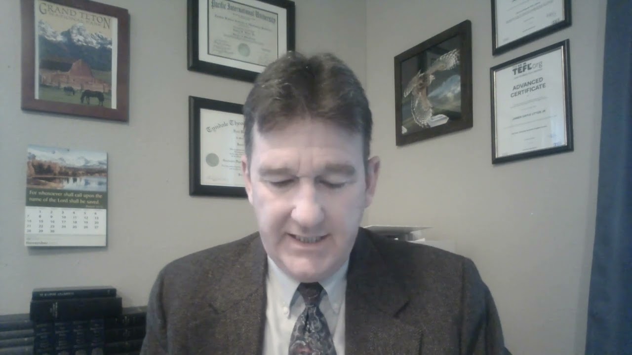 Galatians 1.1-12 James Utter - YouTube