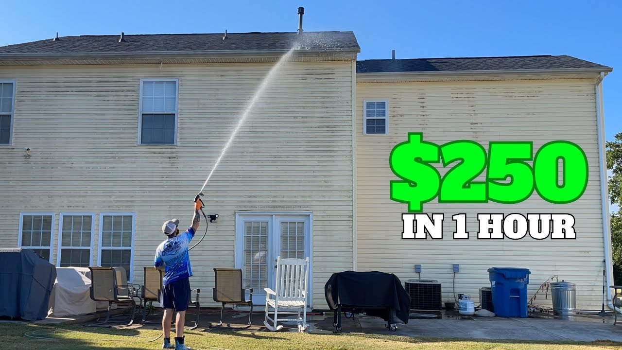 How I Pressure Wash Houses So Fast (Tips & Techniques) - YouTube