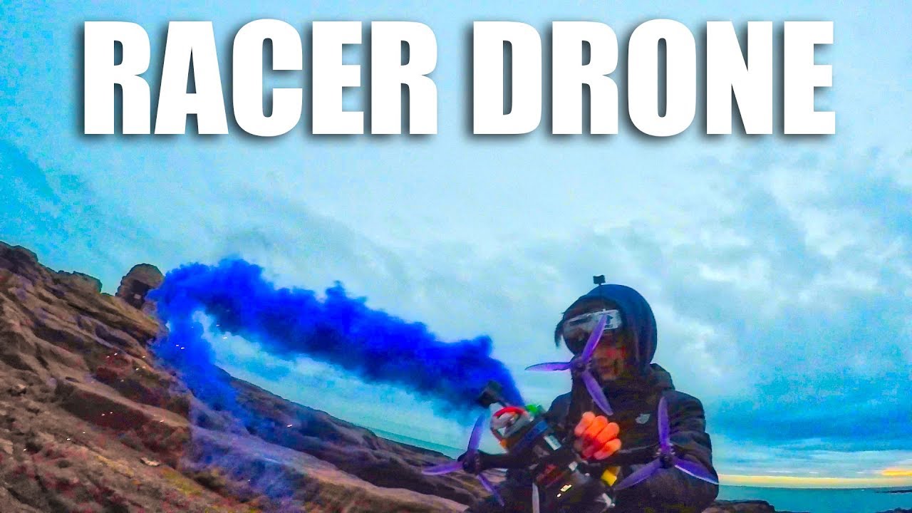 RACER DRONE with Smoke Grenade - YouTube