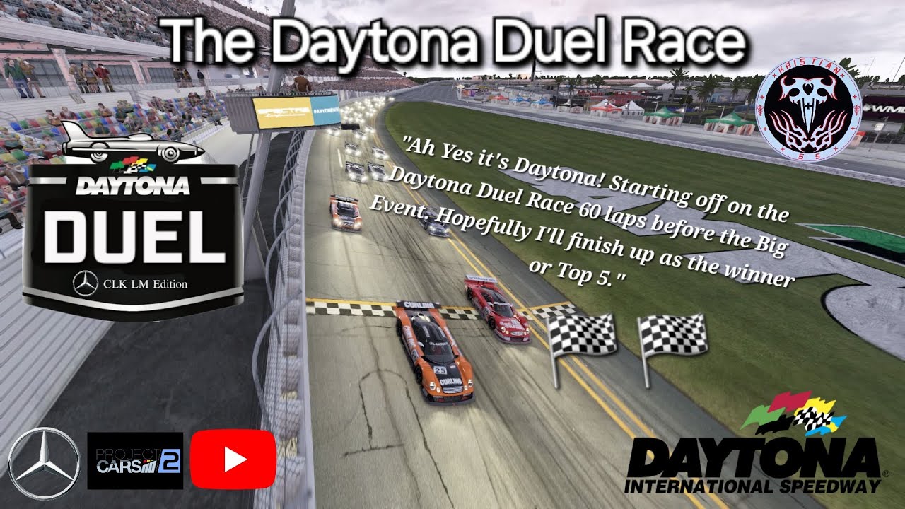 The Daytona Duel Race (CLK LM Edition) - YouTube