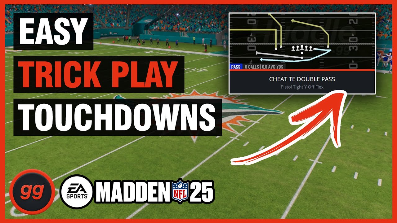 TOP FIVE Double Pass Plays to Score EASY TDs in Madden 25 - YouTube