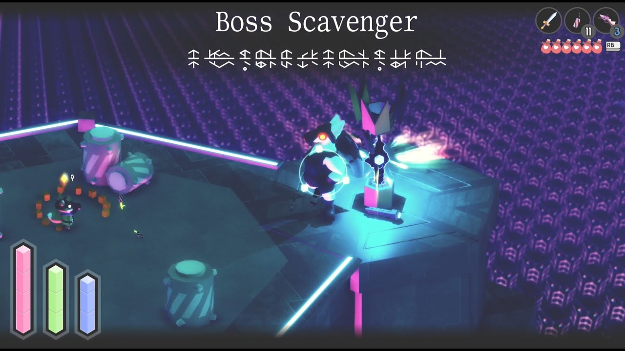 TUNIC: HOW TO BEAT THE BOSS SCAVENGER EASY CHEESE!!! - YouTube