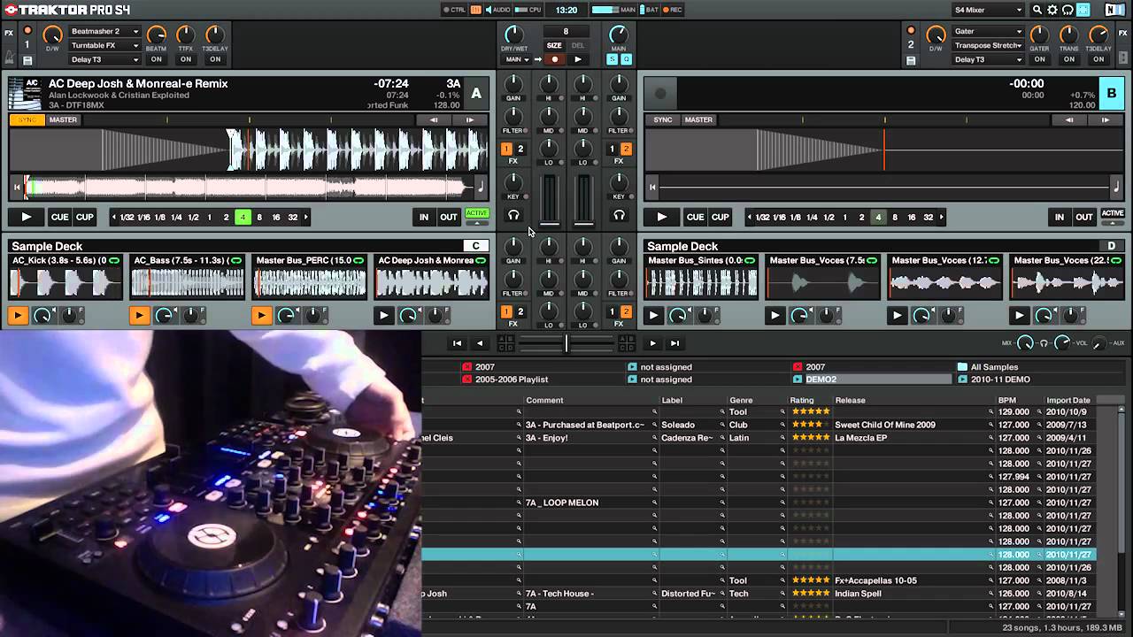 Traktor Kontrol S4 Demo (Español) (Part I) por Deep Josh - YouTube