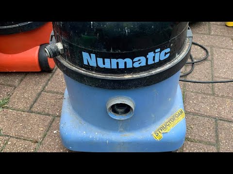 Vintage 1991 numatic ct375 wet dry carpet cleaner unboxing and first ...