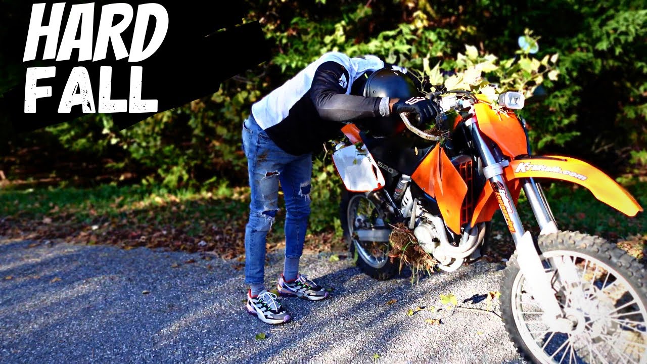 LOOPED THE KTM 520 IN A TREE - YouTube
