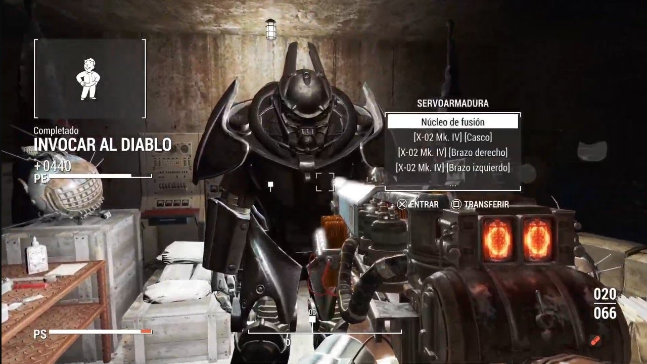 Fallout 4 Supervivencia #50 PS5 Misión Invocar al Diablo (Servoarmadura ...