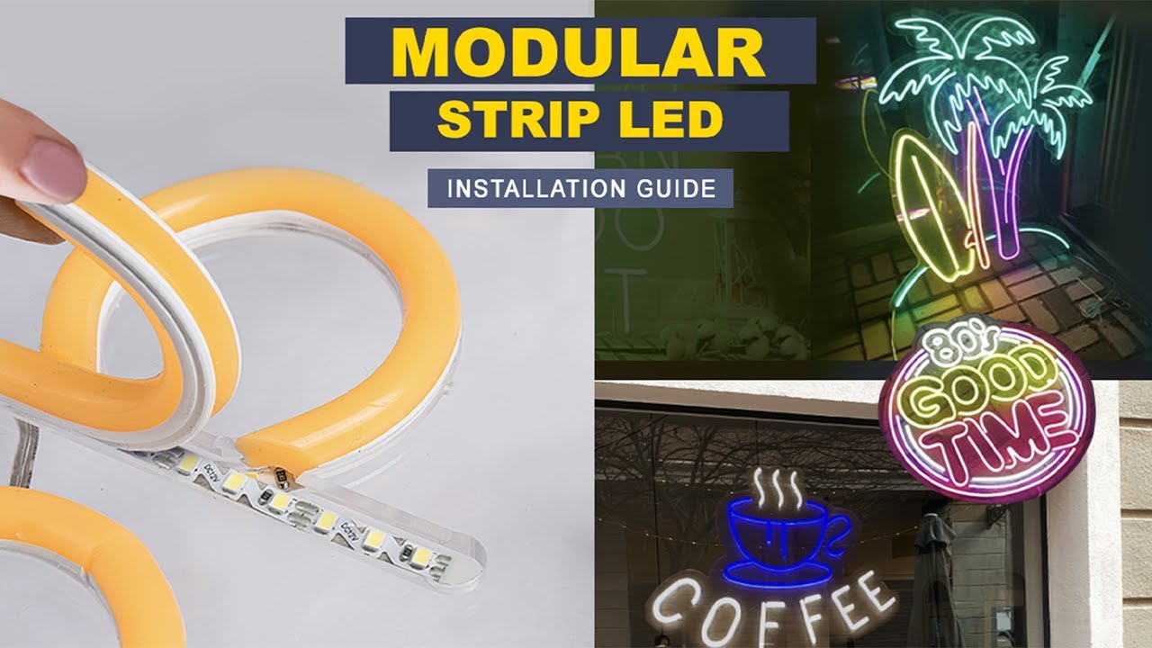 ★INSTALLATION GUIDE★ MODULAR STRIP LED - YouTube