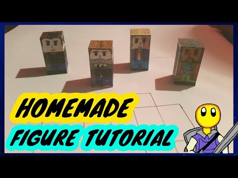 How To Make Homemade Figures Tutorial - YouTube