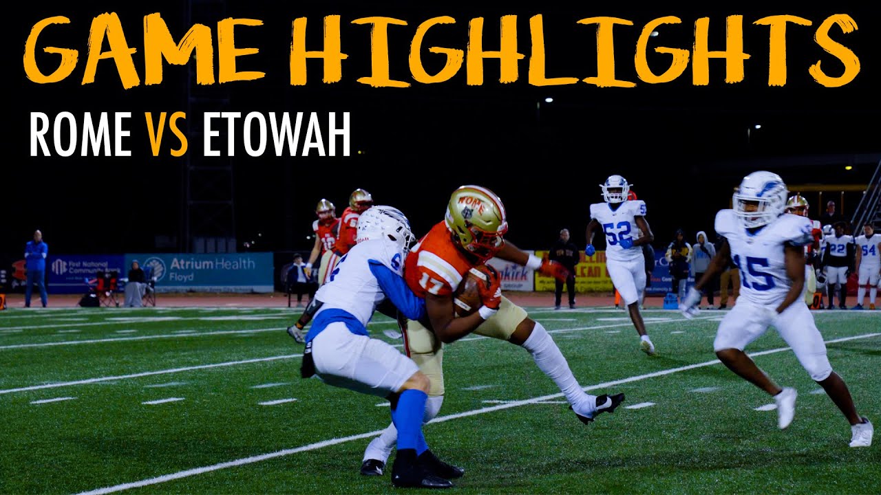 Rome Wolves vs Etowah Eagles | 2023 High School Football Game ...