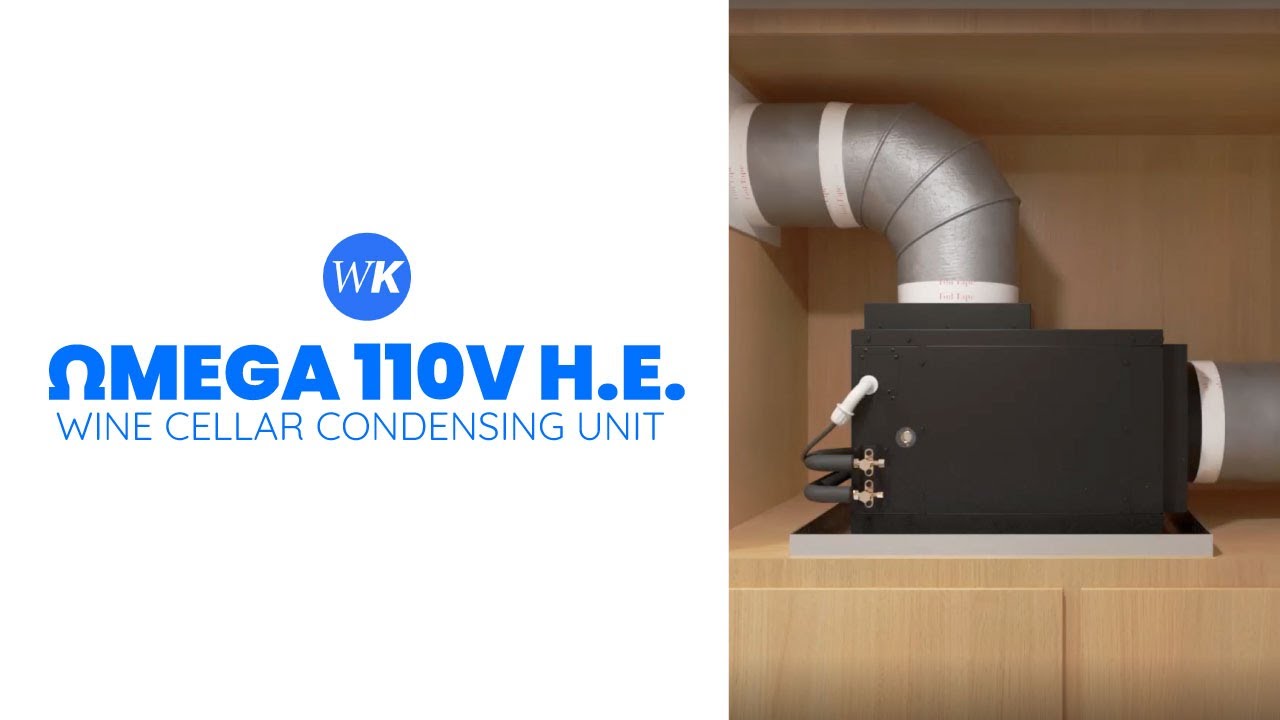 Ωmega 110V H.E. Condenser Features | WhisperKOOL Wine Cellar Cooling ...