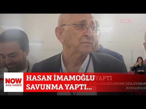 Hasan İmamoğlu savunma yaptı... 25 Ağustos 2026 NOW Ana Haber