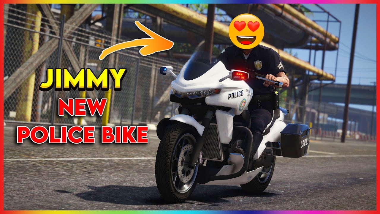 Jimmy New Police Bike | GTA 5 Jimmy Real Life | #68 | in Telugu - YouTube