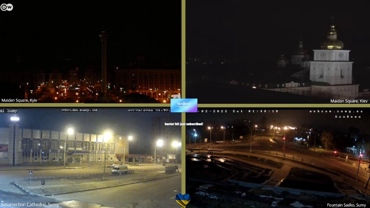 Live Webcams From Around Ukraine | Conflict Zones ⚠ | Kiev, Lviv, Sumy ...