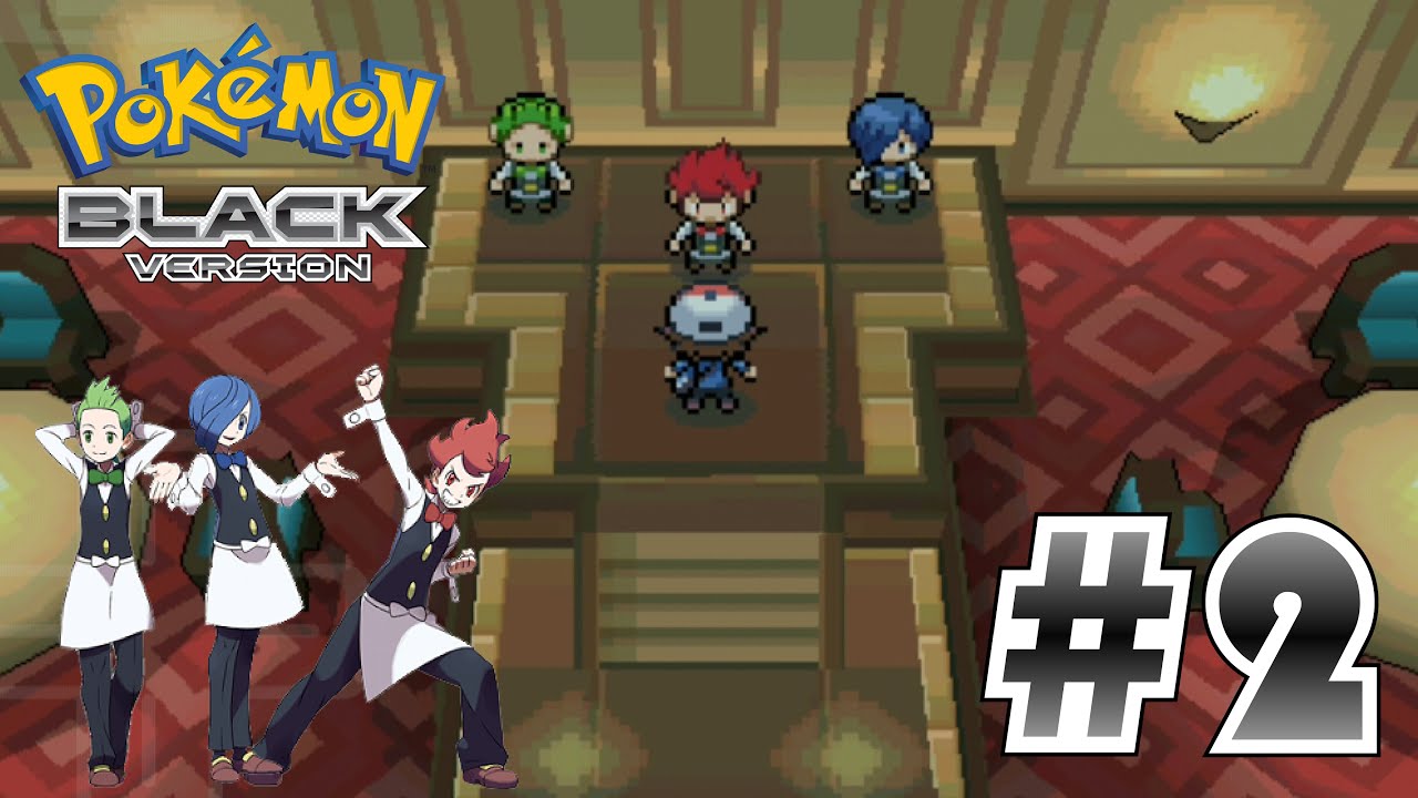 Pokemon Black - Walkthrough #2 | Striaton City Gym Leaders! - YouTube