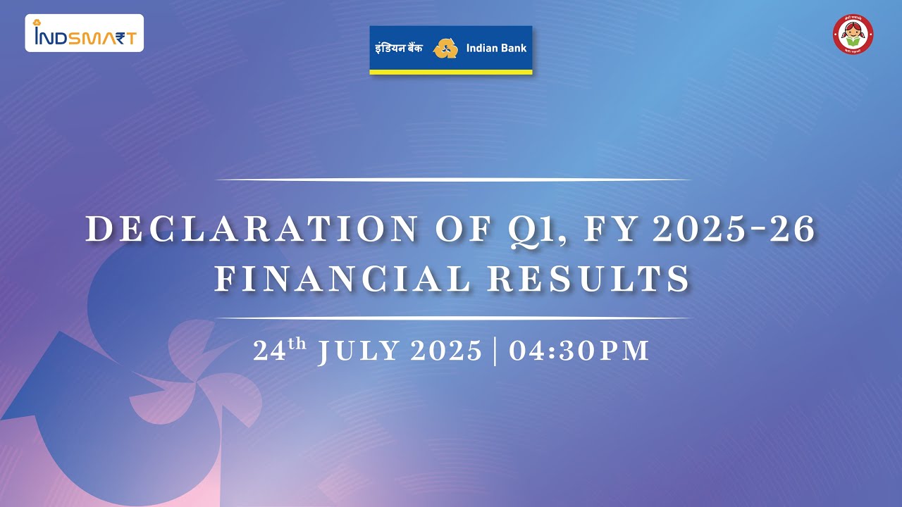 Declaration of Q1, FY 2025-26 Financial Results - YouTube