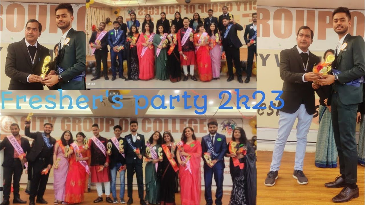 City Group of college Freshers party 2023 - YouTube