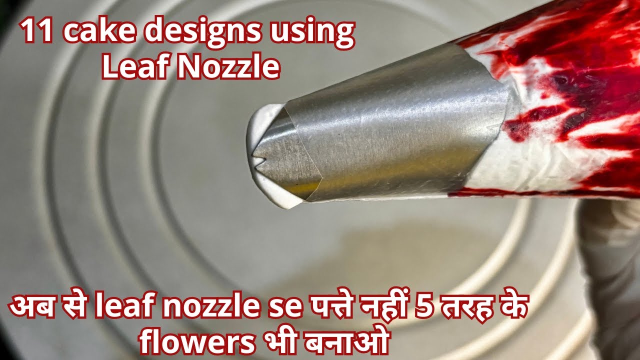 11 Genius Piping Ways to Use a Leaf Nozzle for Stunning Cakes | Leaf ...
