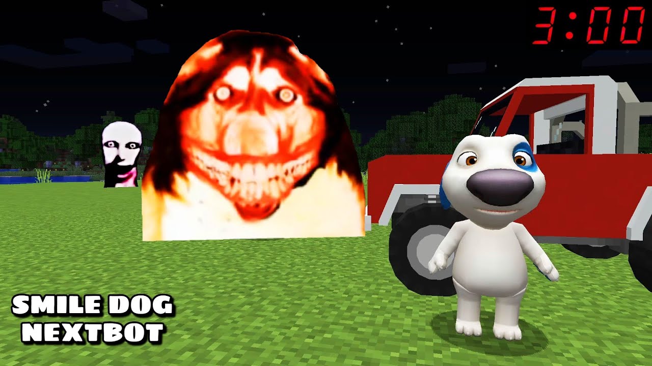SMILE DOG NEXTBOT AND PINHEAD CHASED ME in Minecraft - Gameplay ...
