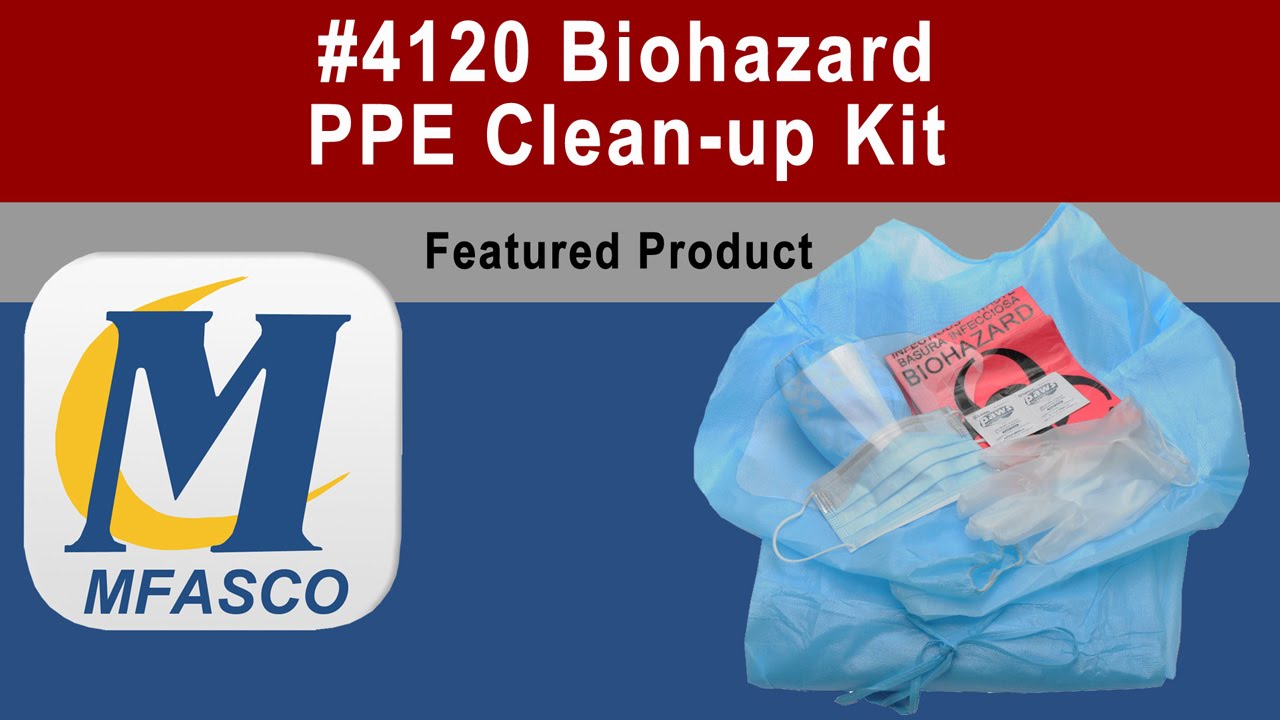 Biohazard Personal Protection Equipment Kit #4120 - YouTube