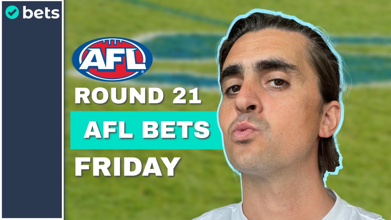 AFL TIPS Round 21: Best bets for Friday night - YouTube