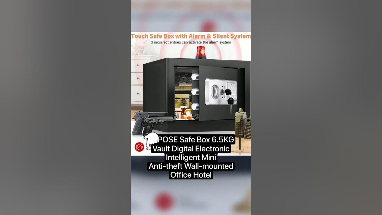 # Expose Safe Box 6.5kG Vault Digital Electronic Intelligent Mini Anti- theft Wall-mounted ...