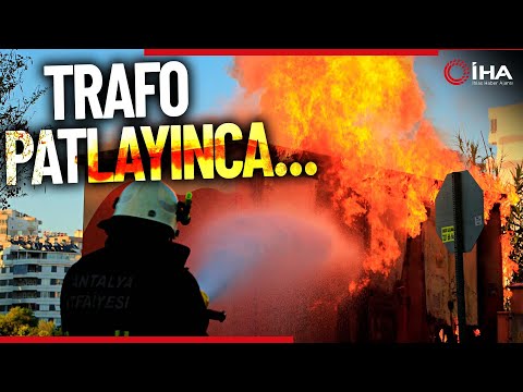 Aşırı Yüklenmeyi Kaldırmayan Trafo Alev Alev Yandı