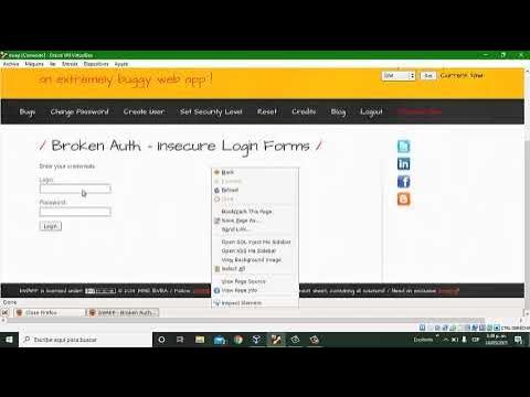 BWAPP BROKEN AUTHENTICATION - INSECURE LOGIN FORMS - YouTube