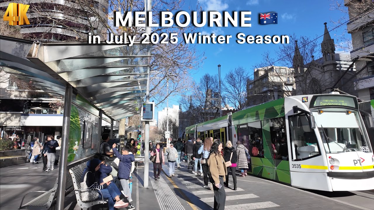 Melbourne Australia in July 2025 City Walk 4K Video - YouTube