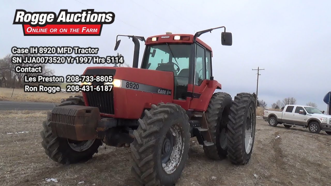 Case IH 8920 MFD Tractor JJA0073520 Video 4 - YouTube