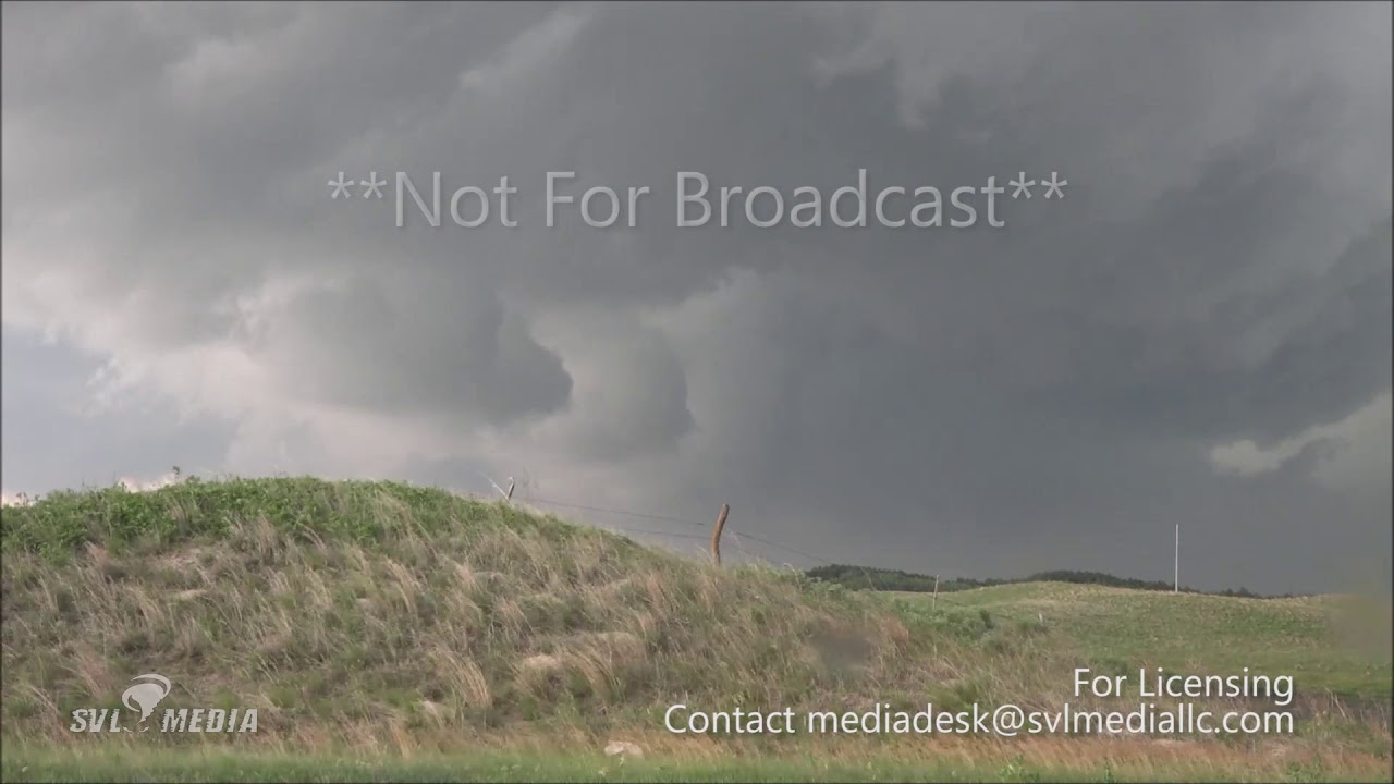 Anselmo, Nebraska - Tornado Warned Storm - June 8th, 2020 - YouTube