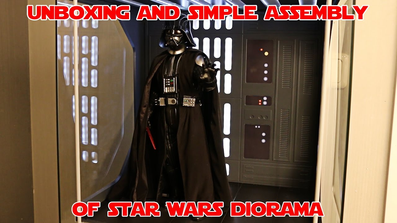 Unboxing and Simple Assembly of Star Wars DETOLF Death Star Diorama ...